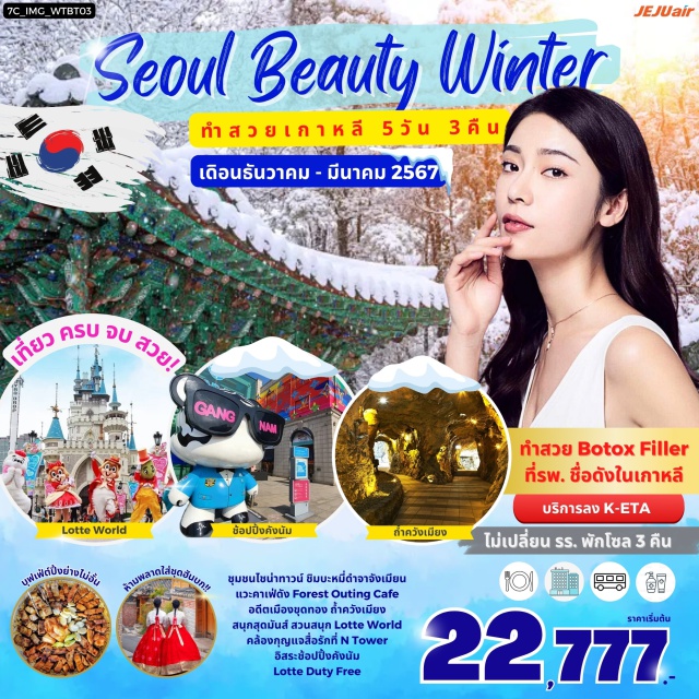 ทัวร์เกาหลี 7C_IMG_WTBT03 : Seoul Beauty Winter BY 7C | | UNITHAI Trip